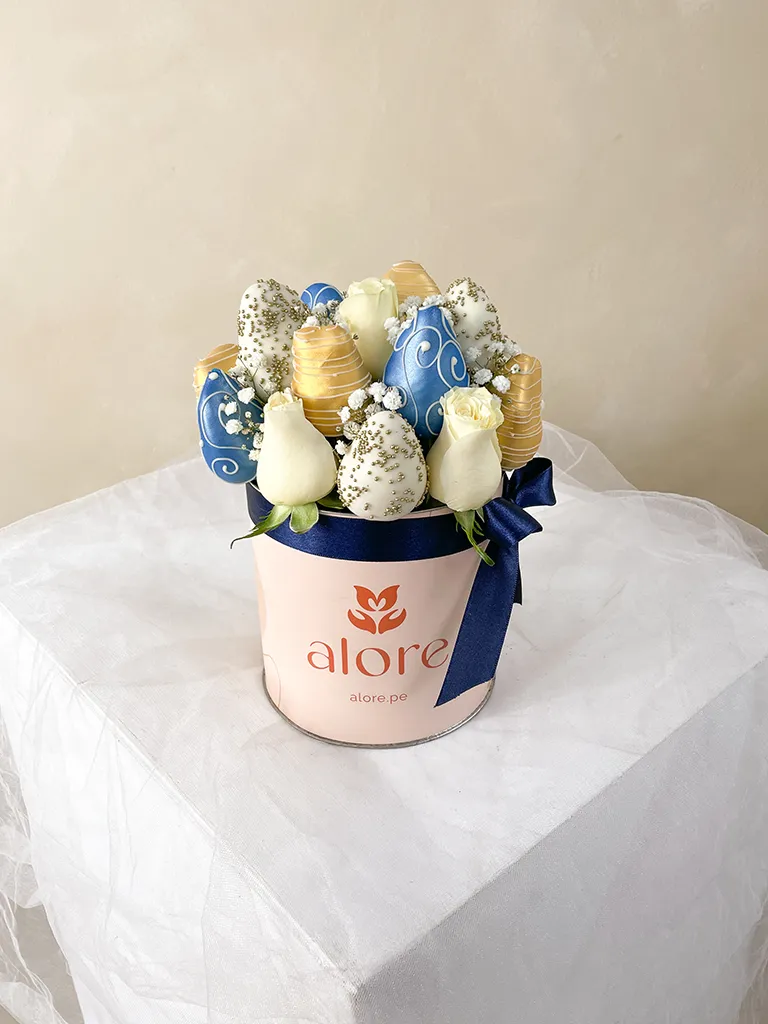 Box Chocofresas "Azul" - Alore